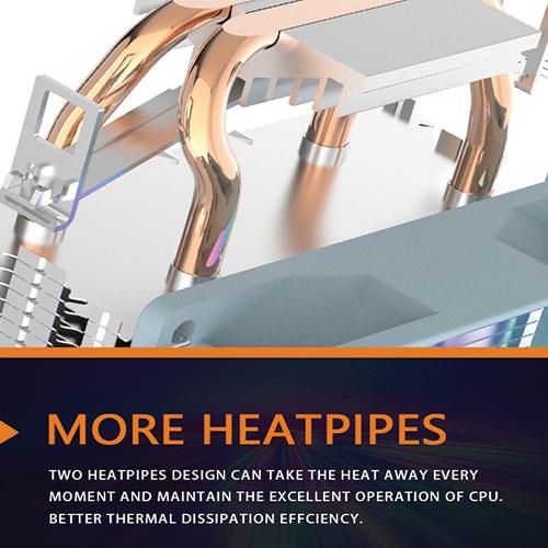 Aigo ICE 200 Pro LED Air CPU Cooler - White