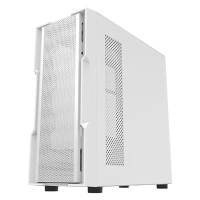 DarkFlash DK431 RGB Mid-Tower ATX Pc Case - White (PK)